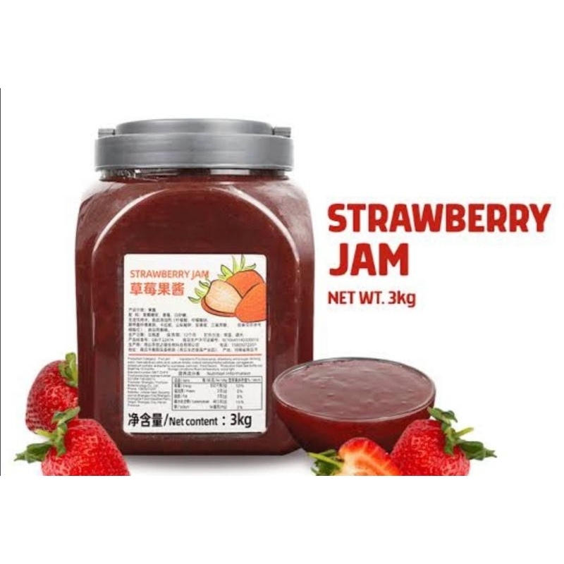 Doking Strawberry Jam 3kg | Shopee Philippines