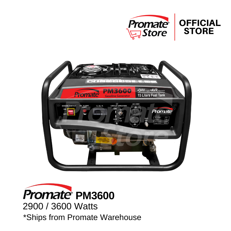 Promate PM3600 Gasoline Generator 3KVA | Shopee Philippines