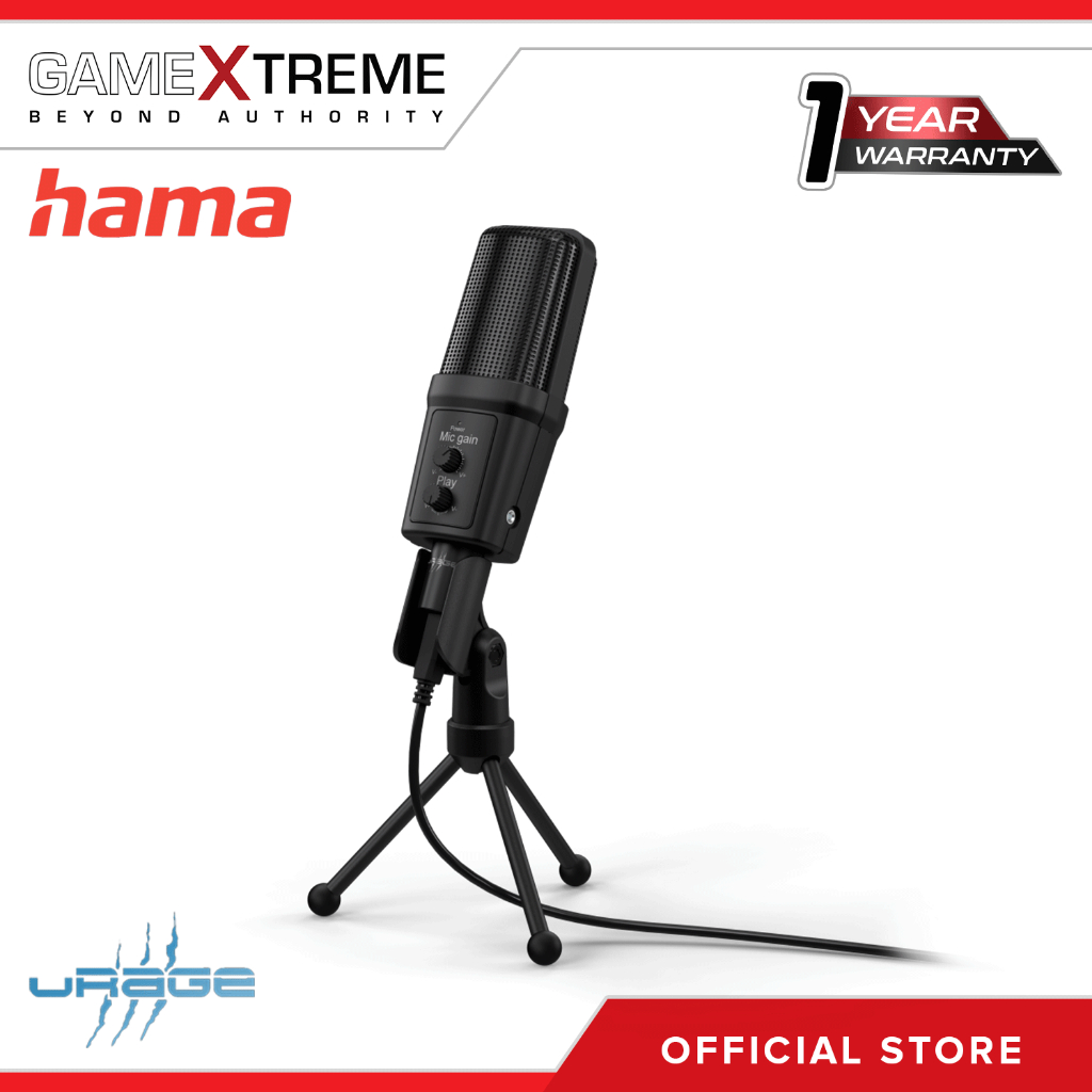 Hama uRage Stream 700 HD Powerful HD-USB Gaming Microphone | Shopee ...
