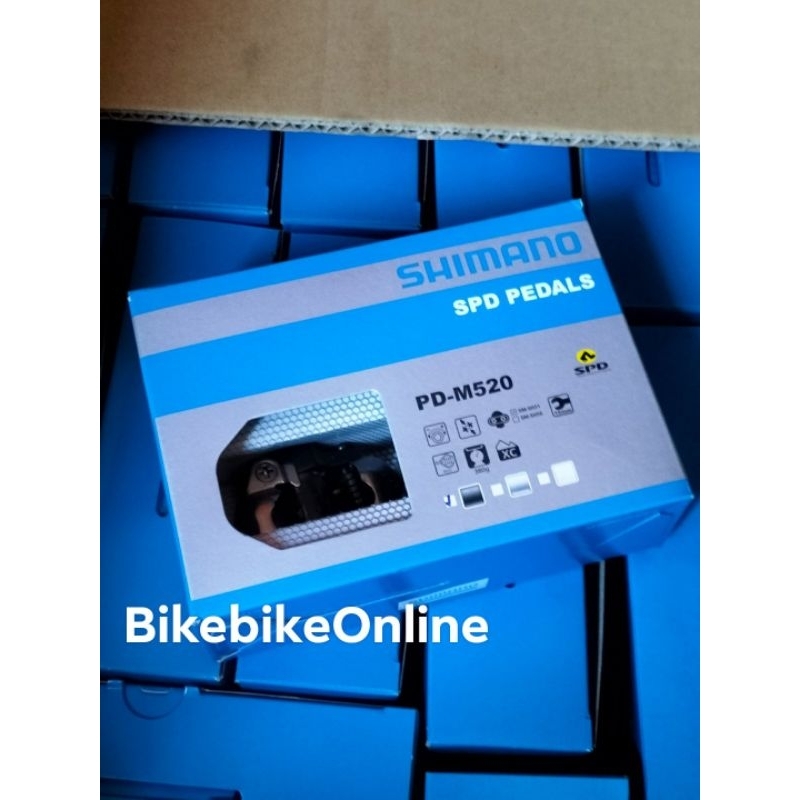 SHIMANO M520 CLEATS PEDAL | Shopee Philippines