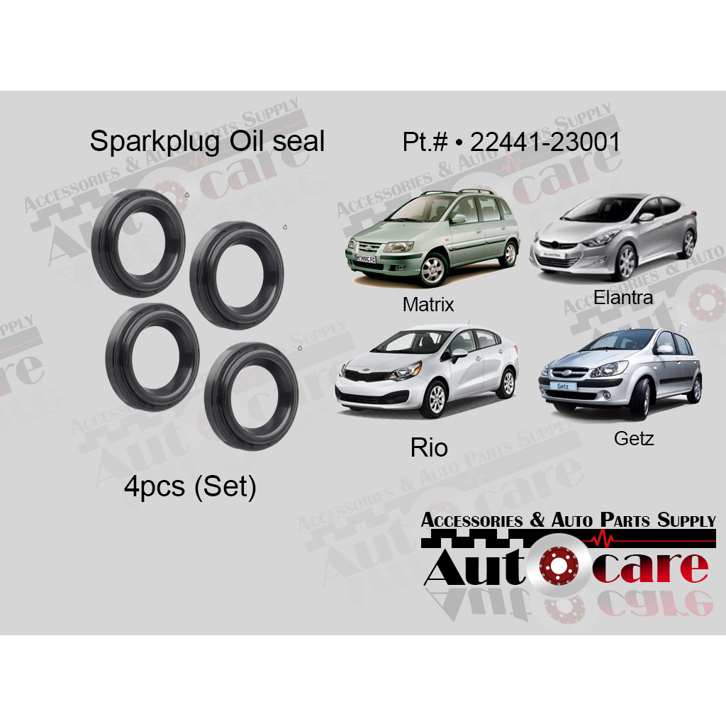 22443-23001 4pcs Spark plug oil seal for Accent Getz Elantra Matrix ...
