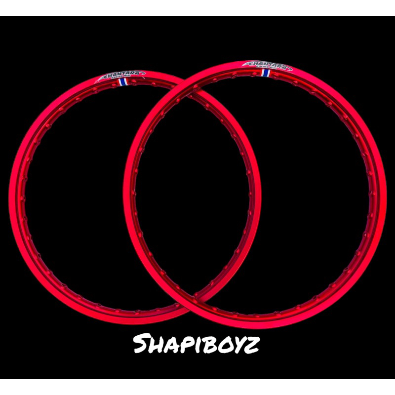 CHANTARA Thailand racing rim thai flag set made in thailand (pair na ...