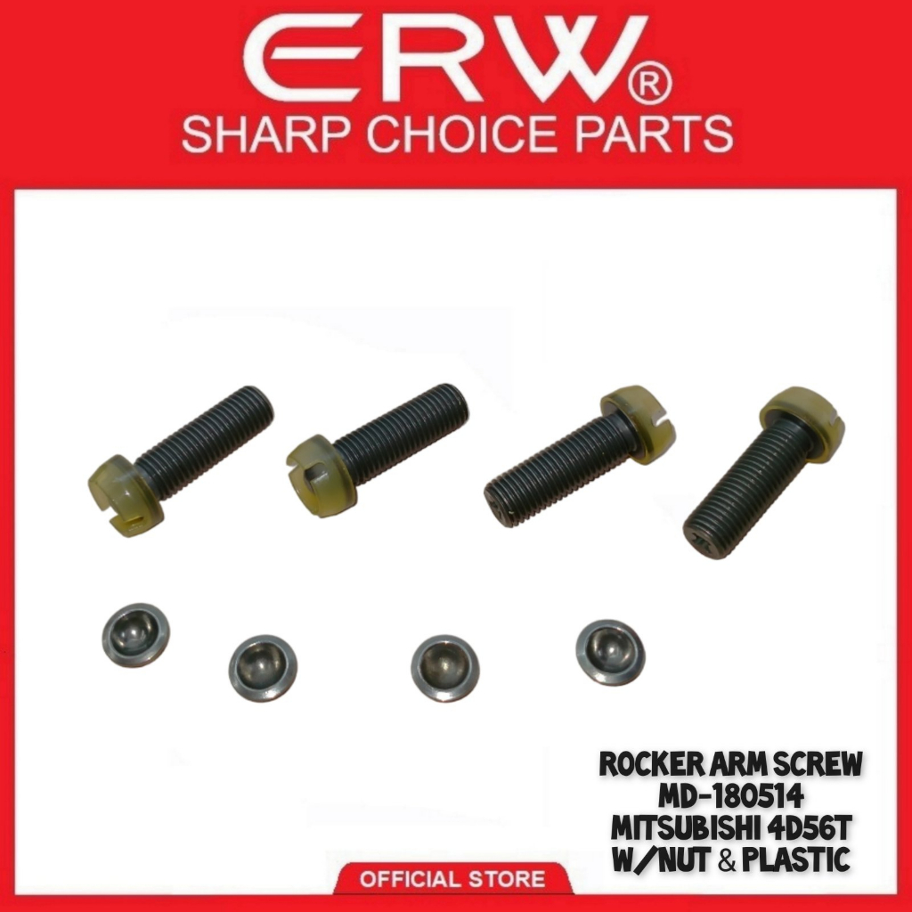 ROCKER ARM SCREW MITSUBISHI 4D56T WITH NUT AND PLASTIC Replacement part ...