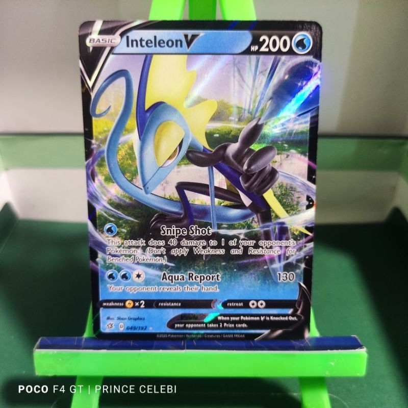 Pokemon TCG - Inteleon V (with issue) | Shopee Philippines