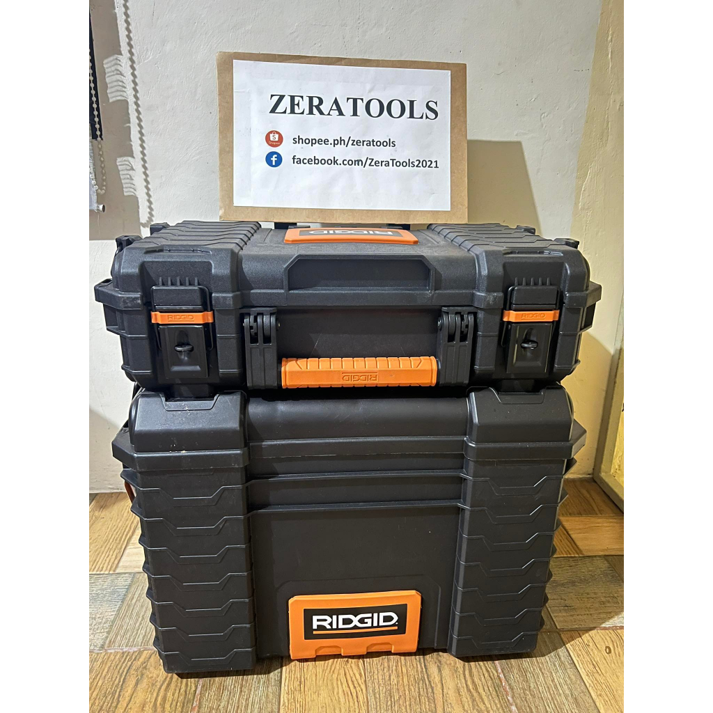 Ridgid professional gear rolling tool box , 2 stack | Shopee Philippines