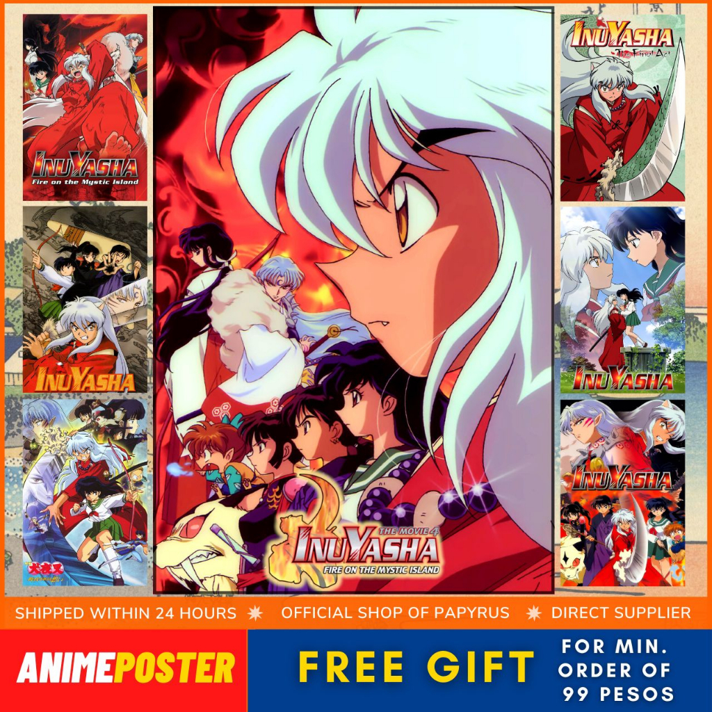 Inuyasha Official Anime Poster / A4 Posters / PAPERRICA | Shopee ...