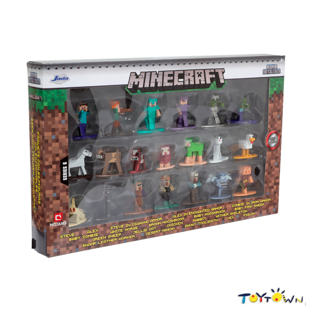Jada - Minecraft Nano Figures 20-Pack – Wave 6 | Shopee Philippines