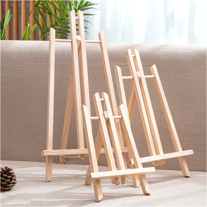 Mini Portable Wooden Art Easel Stand Adjustable Angle Tabletop Painting ...