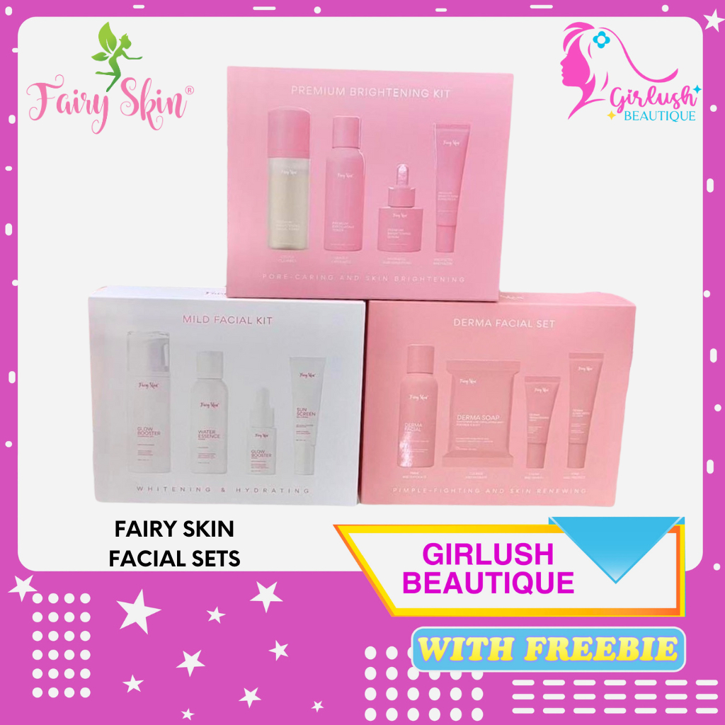 Fairy Skin Premium Brightening Kit | Derma Facial Set | Mild Facial Kit ...