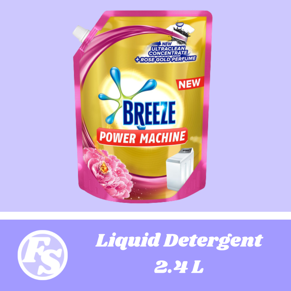Breeze Power Machine With Rose Gold Perfume Liquid Detergent 2.4L ...