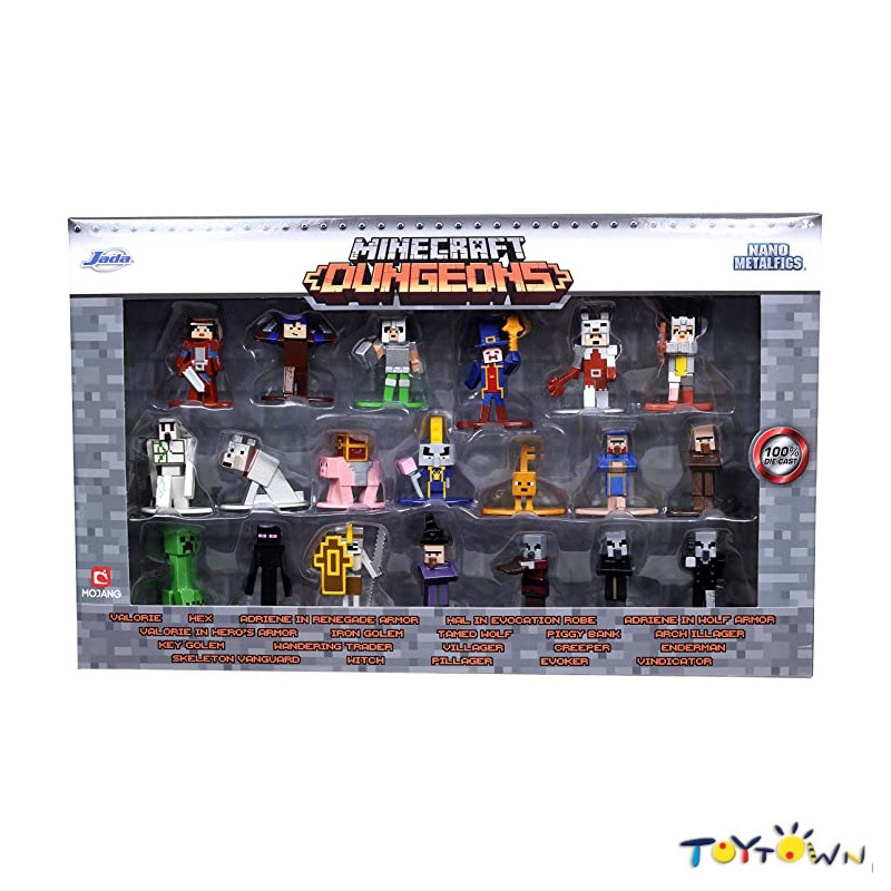 Jada Toys Minecraft Dungeons Nano Metalfigs 1.65" Die-cast Collectible ...