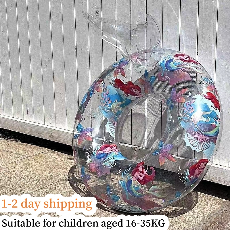 Children's mermaid swim ring baby girl floating circle armpit water ...