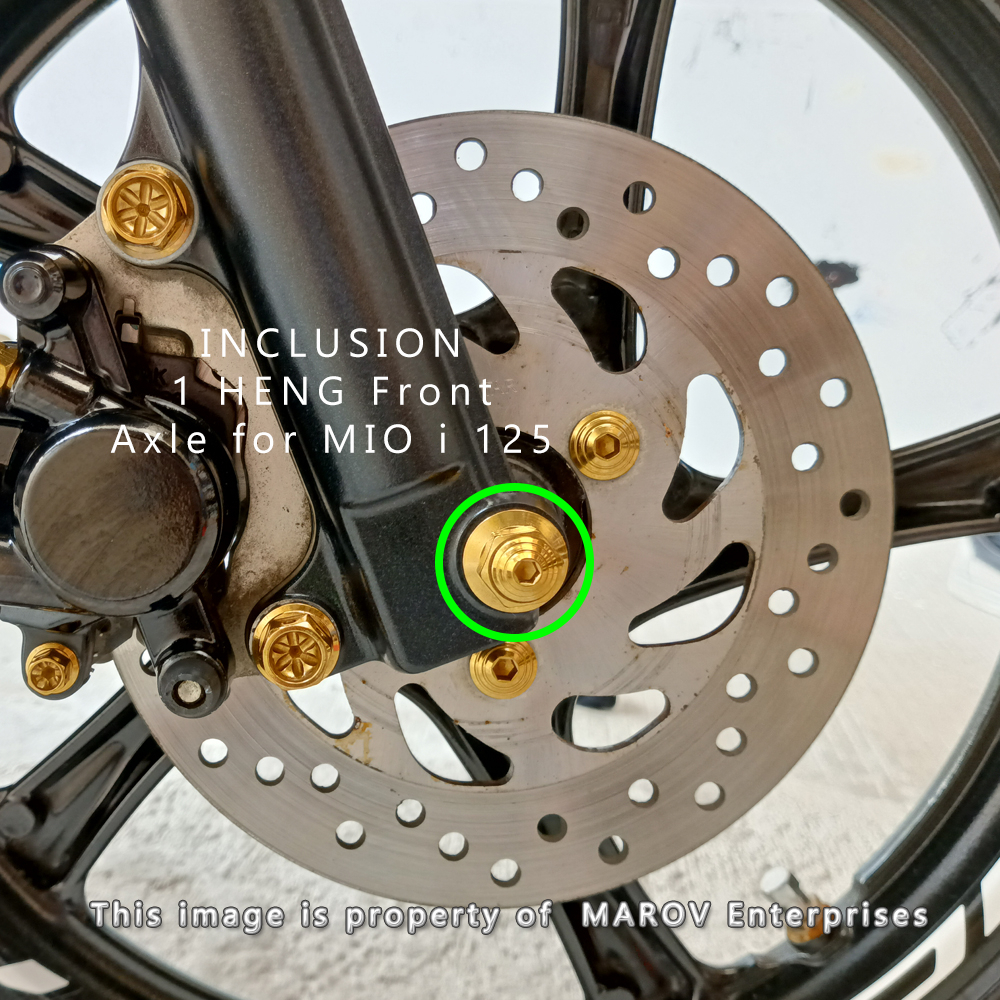 Front Axle for M3 Mio i 125 from Heng Screw Thailand | Shopee Philippines