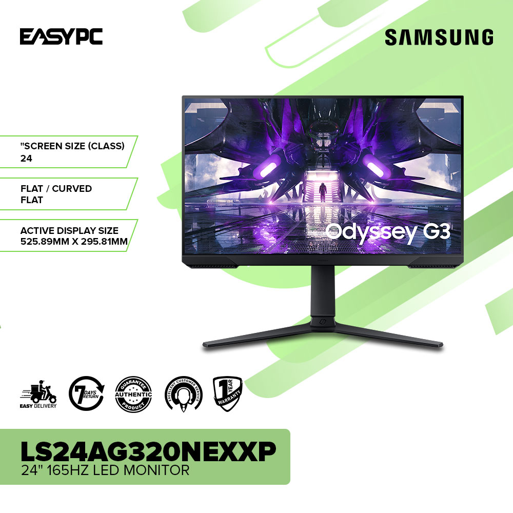 EasyPC| Samsung LS24AG320NEXXP 24 inch Monitor| Led Display| Flat ...