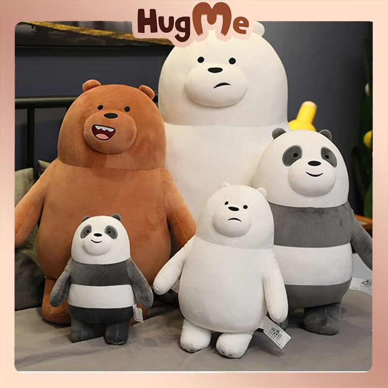 we bare bear collection Lovely Sitting Plush Toy Stuff Toys 28cm Animal ...