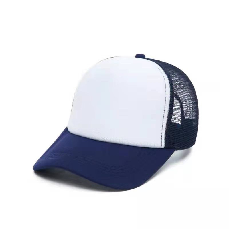 Two-Tone Color Theme OOTD Korean Cotton Unisex Baseball Caps School Cap ...