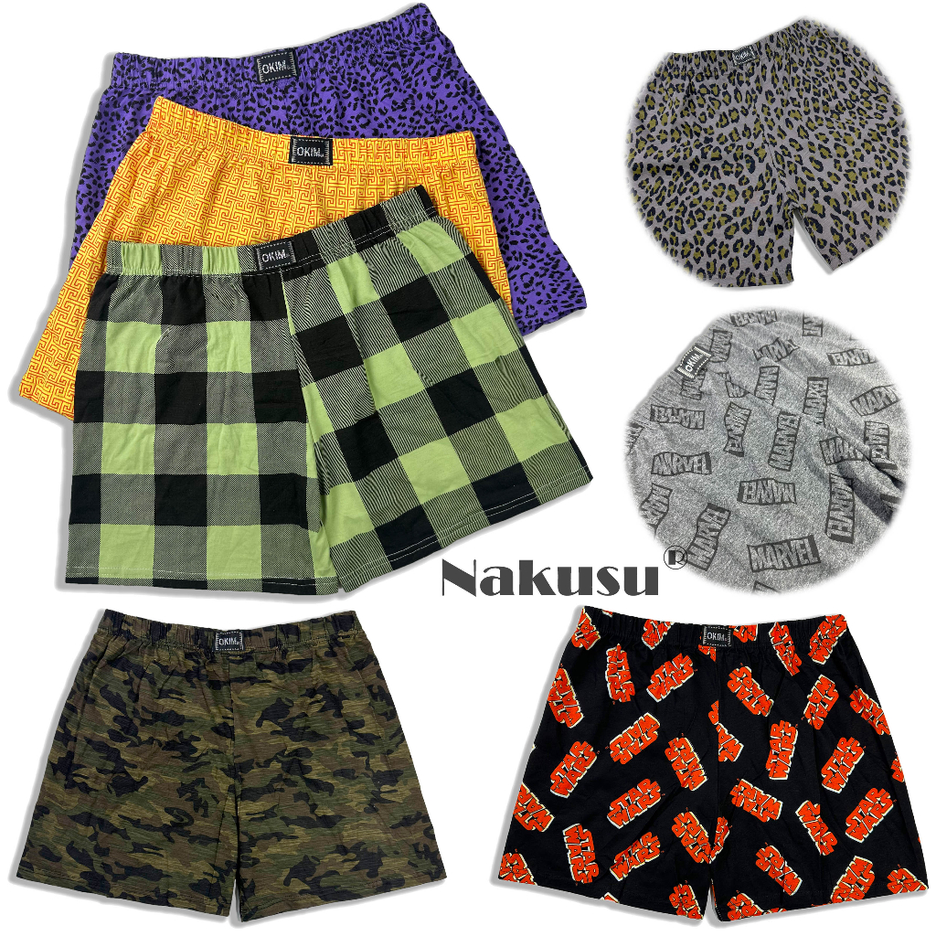 Nakusu Men's Cotton Boxer Shorts Okim High Quality Plus Size Underpants ...