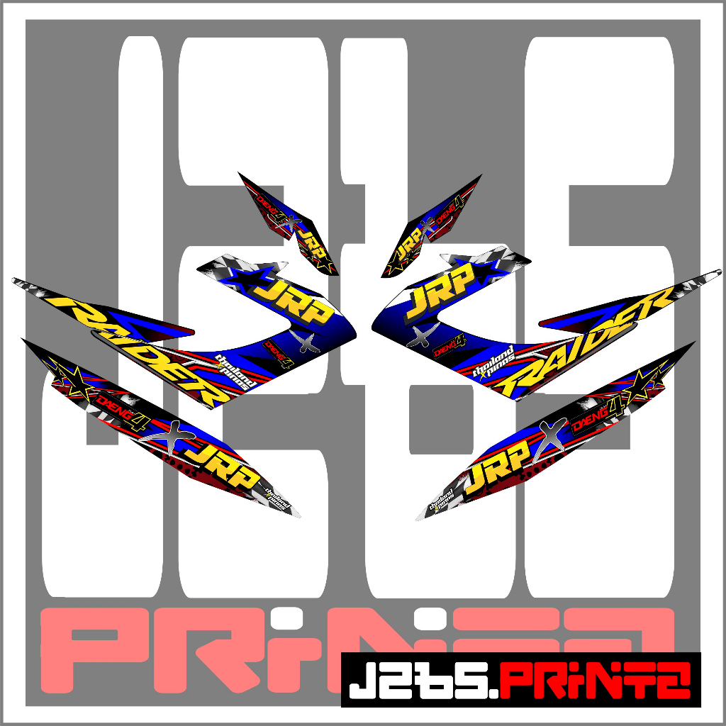 raider 150 jrp decals sticker r150 carb thai | Shopee Philippines