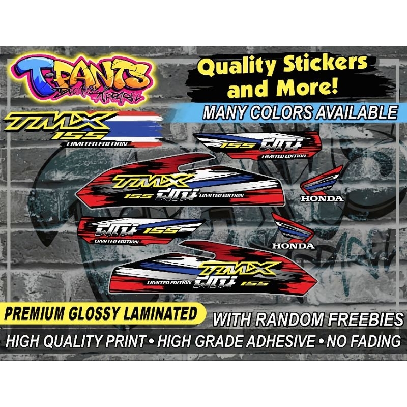 HONDA TMX 155 LIMITED EDITION THAILAND STICKER DECALS | Shopee Philippines