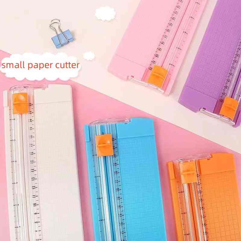 Paper Trimmer A4 Portable Size Plastic Paper Cutter Manual Cutting Tool ...