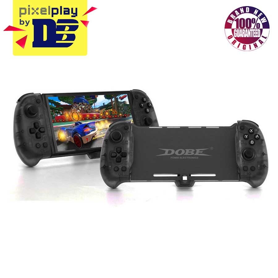 Dobe Eggshell Controller for Switch/Switch OLED (Transparent Black ...