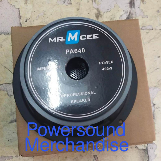 MRMCEE PA640 Professional Loudspeaker 6.5" 400watts | Shopee Philippines