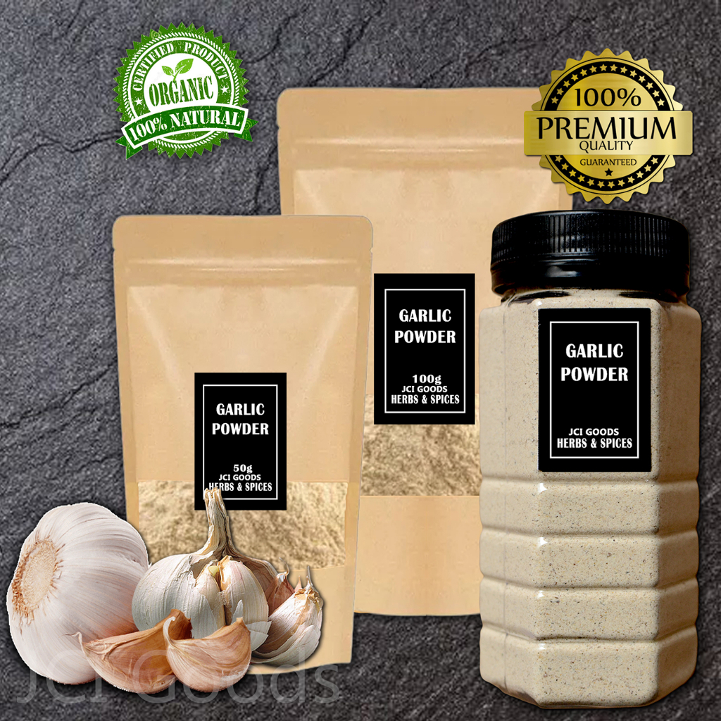 GARLIC POWDER Herbs and Spices 200ml/100g/50g | Shopee Philippines
