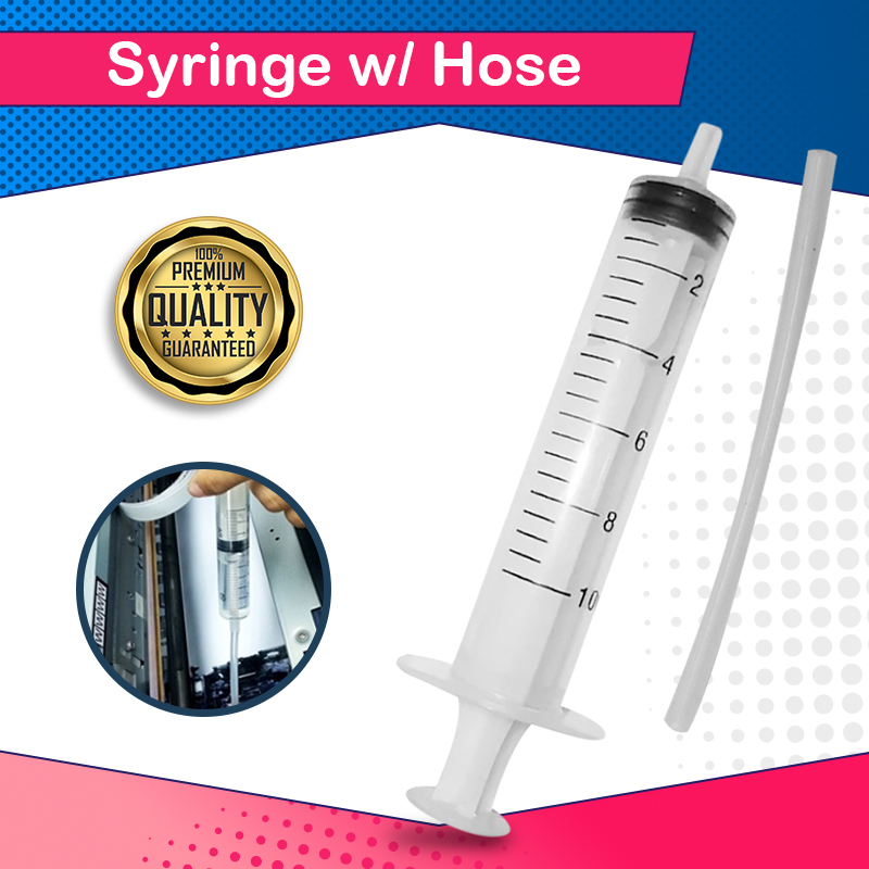 4pcs Syringe with Hose for Inkjet Printer Solution and Ink | Shopee ...