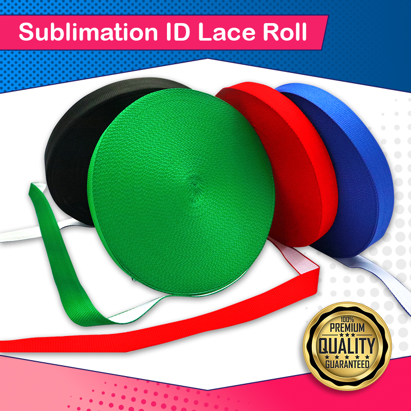 Sublimation Printable ID Lace / Lanyard Lace for ID Lace Making 1inch ...