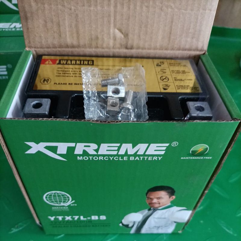 EXTREME BATTERY 4L/5L/6.5L/7A/7L/12N7BL | Shopee Philippines