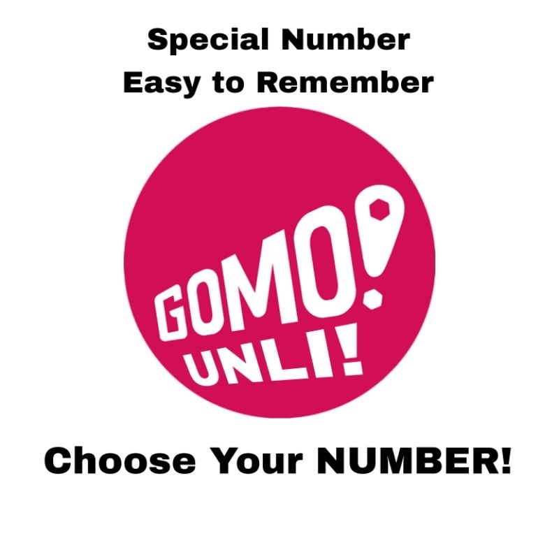 GOMO SIM W/30DAYS UNLI DATA (SPECIAL NUMBER) | Shopee Philippines