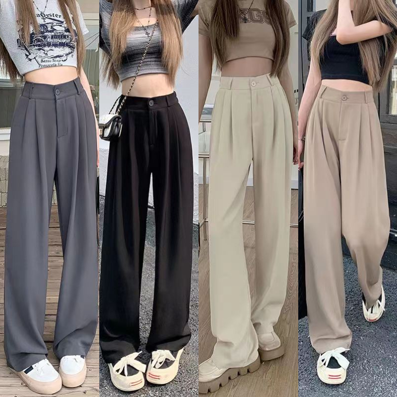 【Ready Stock】S-6XL Plus Size 21-46 Waist Suit Pants For Women Korean ...