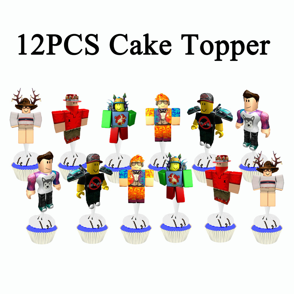Robloxs Theme Banner Balloons Robloxs Lootbags Cake Topper Robloxs ...