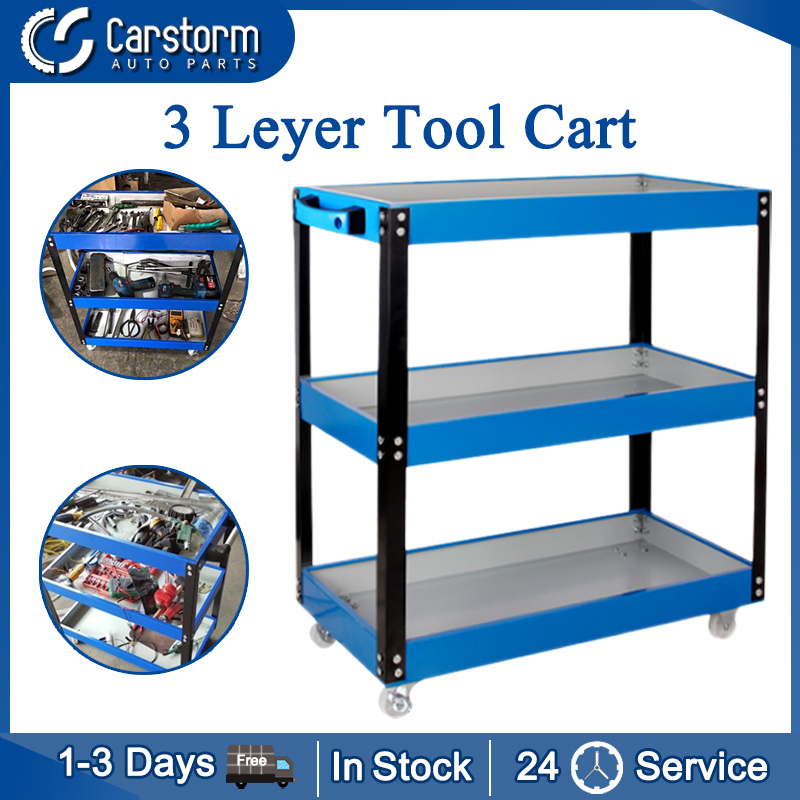 3 Layer Trolley Tool Cart For Tool Storage Parts Hardware Tool Cart Car ...
