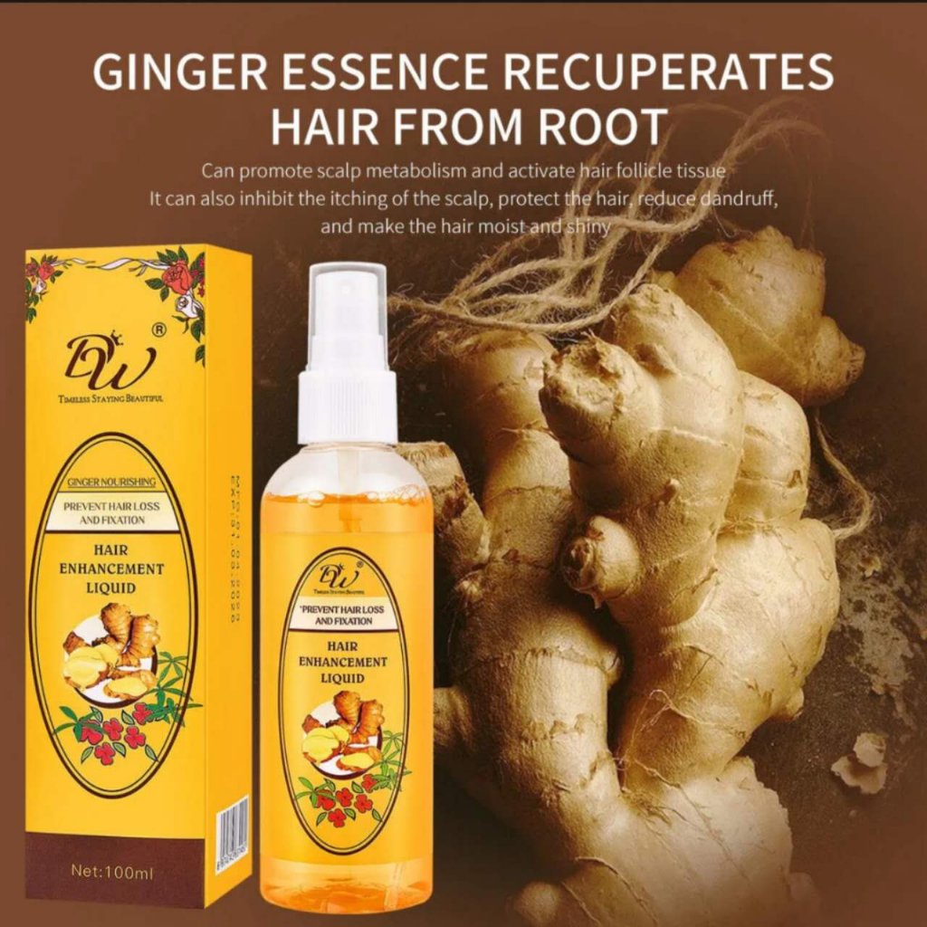 DW Ginger Hair Growth Liquid Spray 100ml HAIR ENHANCEMENT LIQUID ...
