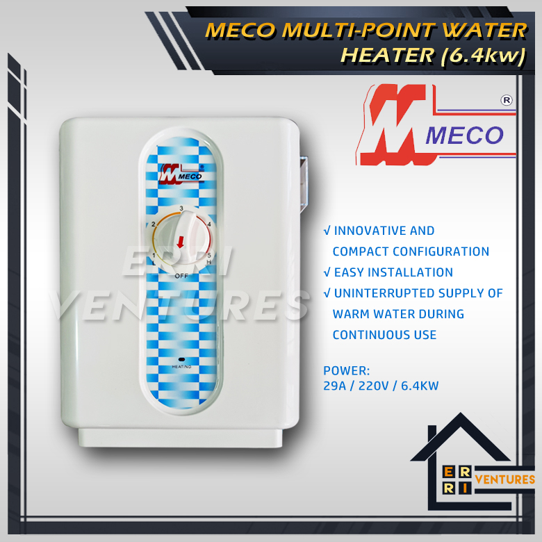 [MECO] Multi-point Water Heater (6.4kw) | Shopee Philippines