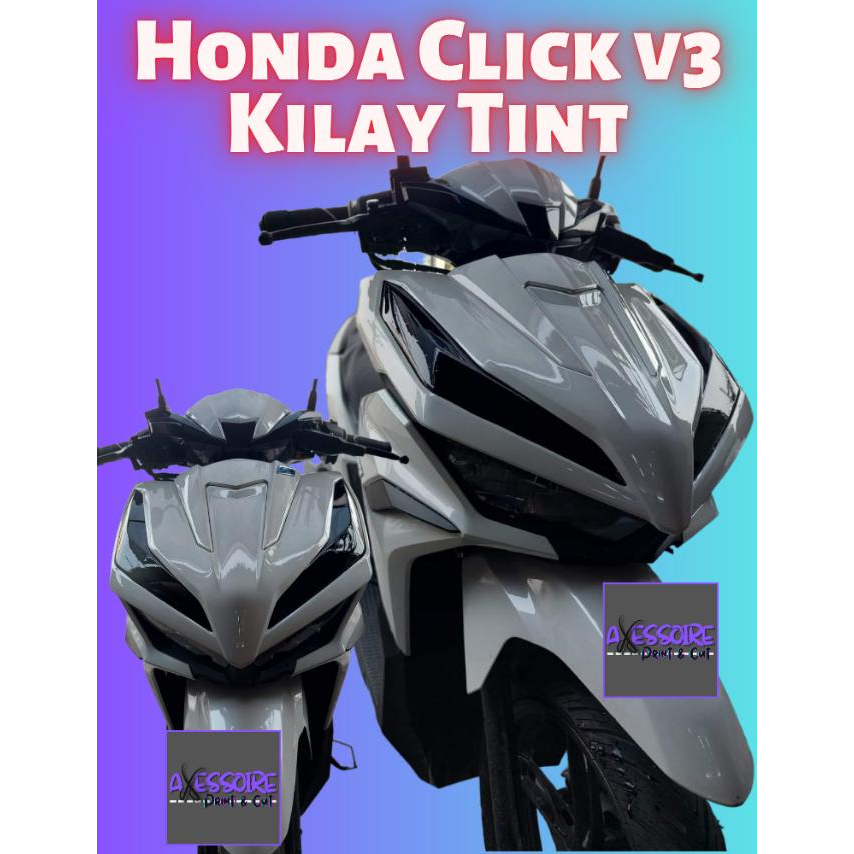 Honda Click V2/V3 Kilay Tint super adhesive | Shopee Philippines