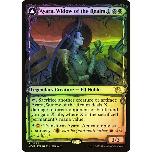 Ayara, Widow of the Realm - MOM - Rare - MTG Cards (WotC) | Shopee Philippines