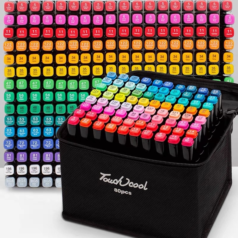 Alcohol Marker Art Marker Highlighter Pen Set Color Calligraph | Shopee ...