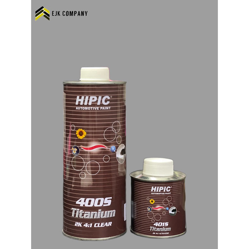 HIPIC 400s Titanium 2k 4:1 Clear with 401s Activator (1set) | Shopee ...