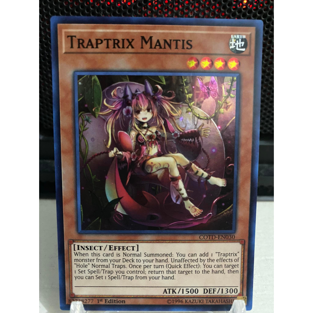 Traptrix Mantis - COTD-EN030 - Super Rare 1st Edition | Shopee Philippines
