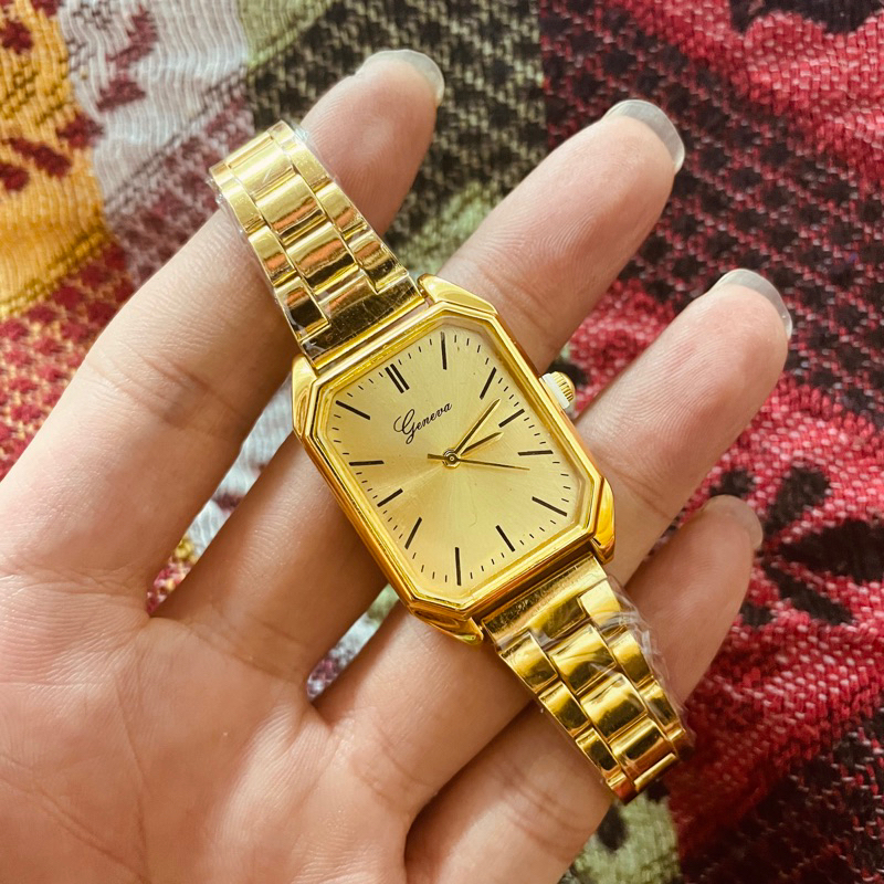 Relo Geneva stainless steel fashion jewelry watch for women’s | Shopee ...