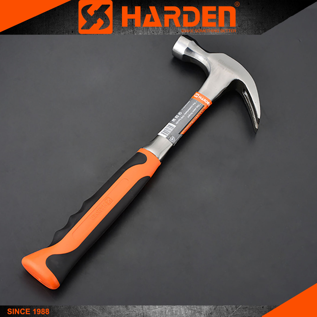 Harden 590218 0.50kg/16oz Claw Hammer One Piece Forged Solid forged one ...