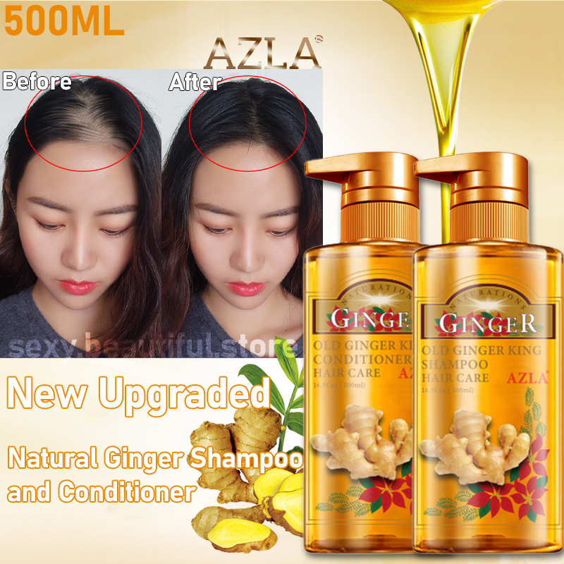 AZLA 500ML Ginger Hair Shampoo Anti-Hair Loss Anti-Dandruff Oil Control ...