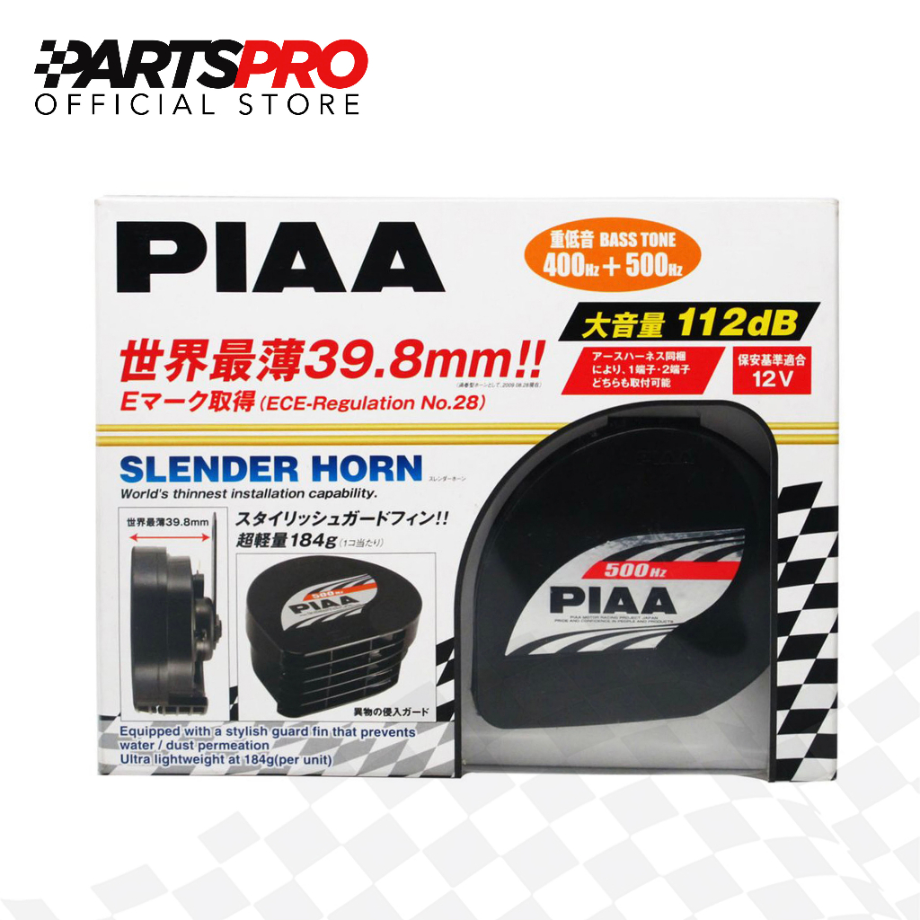 PIAA Slender Horn 400Hz + 500Hz 112Db | Shopee Philippines