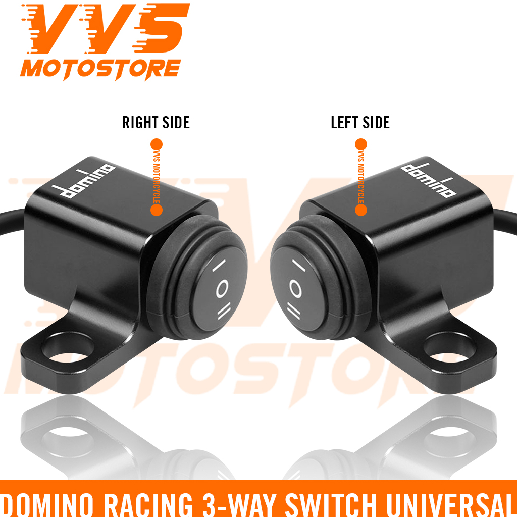 DOMINO 3-WAY SWITCH SIDE MIRROR MOUNT HEAVY DUTY UNIVERSAL MADE IN ...