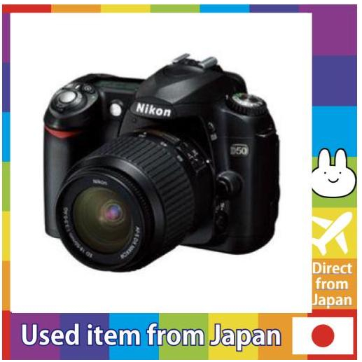 [Used in Japan] Nikon D50 Black Digital SLR camera Lens Kit [AF-S DX Zoom Nikkor ED 18 ~ 55mm F3 ...