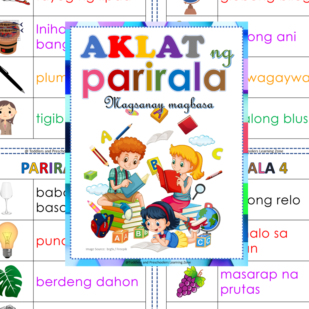 ABAKADA at Pagpapantig ng mga Salita 50 pages | PARIRALA | SALITANG MAY LARAWAN | Shopee Philippines