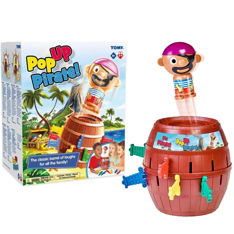 Toybus Jumping Pirate Game for Kids Adults Family Pirate Board Games ...