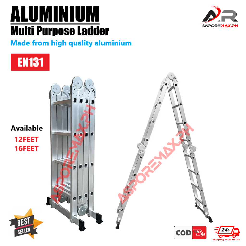 Aluminium Multi Purpose Ladder Foldable Ladder 4x3,4x4 Scaffold Ladder ...